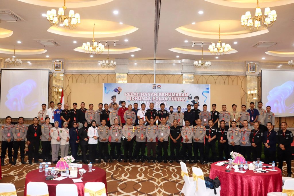 Bid Humas Polda Sultra Gelar Pelatihan Kehumasan 2025, Gandeng ...